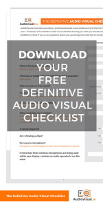 The Definitive Audio Visual Checklist | Free Download!