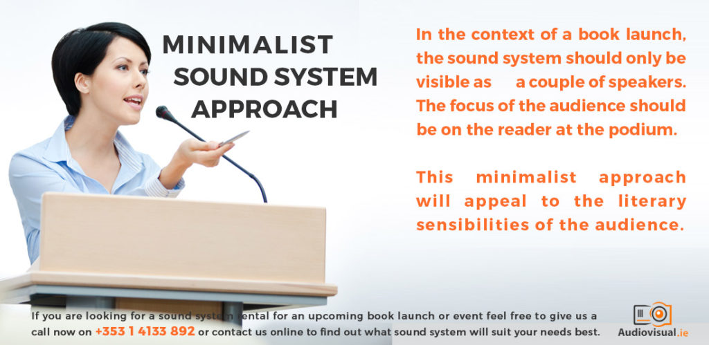 Renting a Sound System for a Book Launch | Sound System Hire Dublin