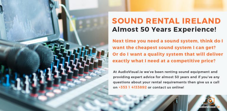 Sound Rental - You Get What You Pay For | Audio Visual Rental