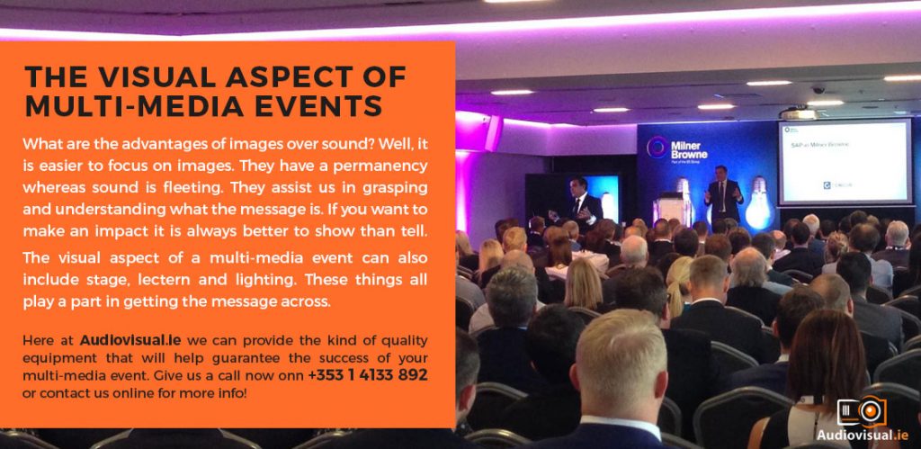 Show or Tell: Weighing the Visual and the Aural in Multi-Media Events