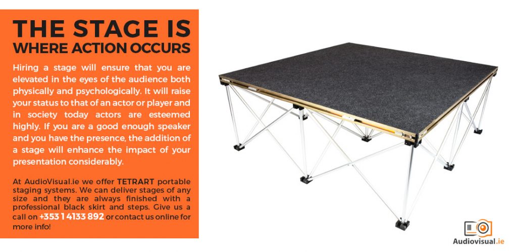 Stage and Lectern Rentals - Elevate Your Event | Audio Visual Ireland