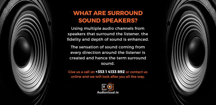 Surround Sound Speakers - Here Comes The Science | AV Rental Ireland