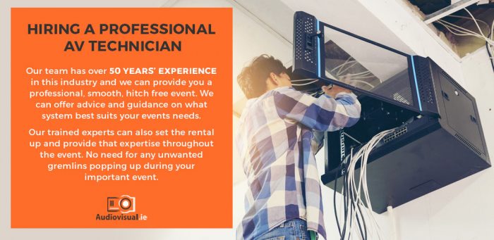 Professional AV Technician Hire Ireland | Audio Visual Rentals