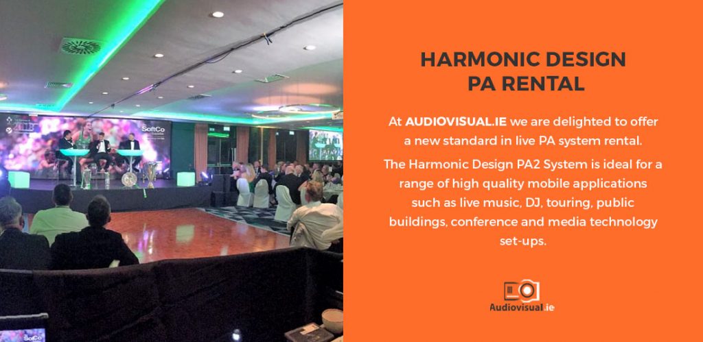 Harmonic Design PA System | HD PA Rental Ireland